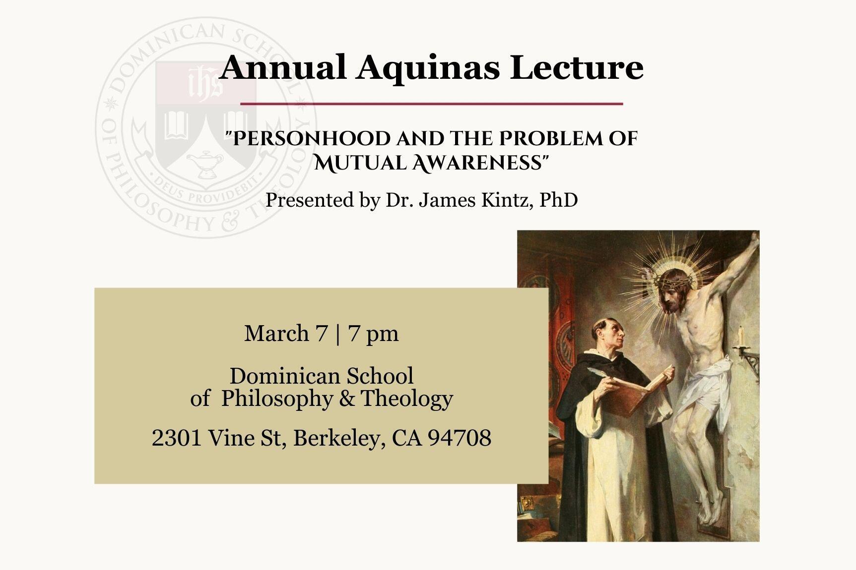 2024 Annual Aquinas Lecture — DSPT